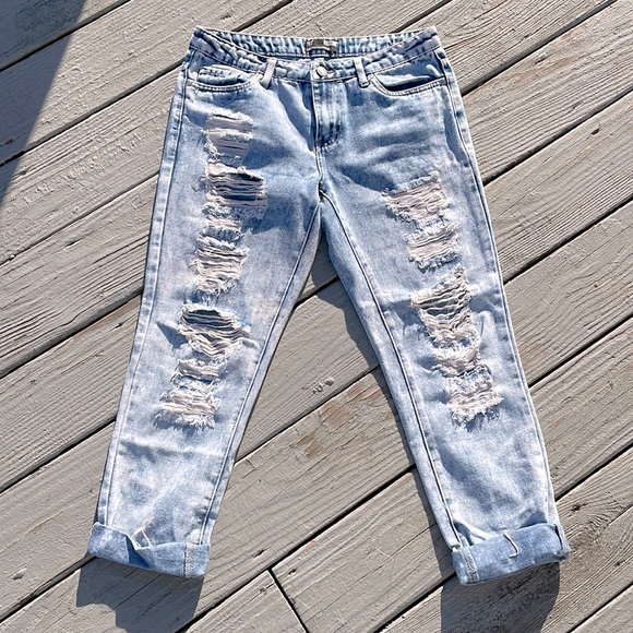 Jeans | Destroyed Boyfriend Jeans | Poshmark
